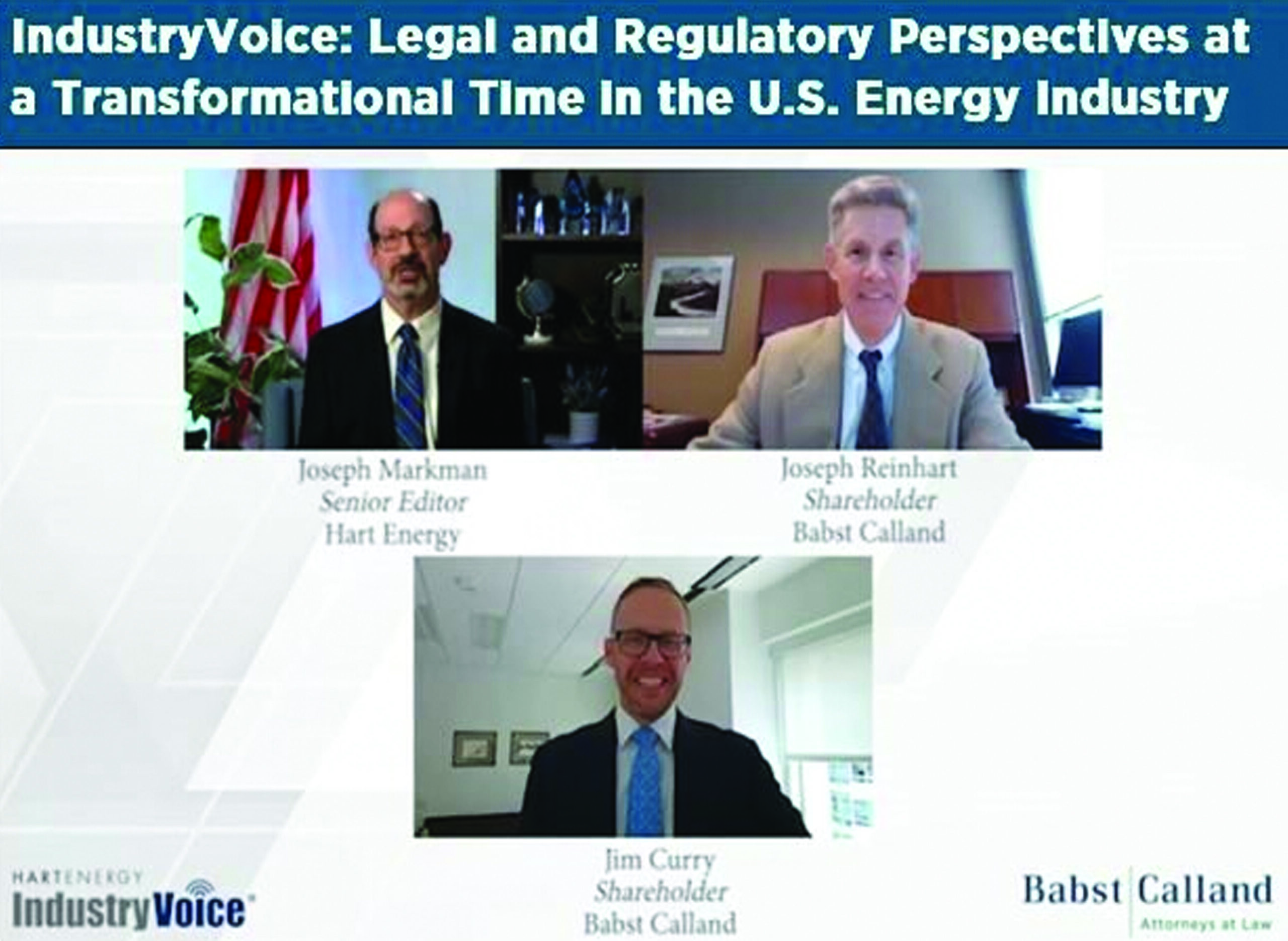 IndustryVoice: Legal and Regulatory Perspectives at a Transformational ...